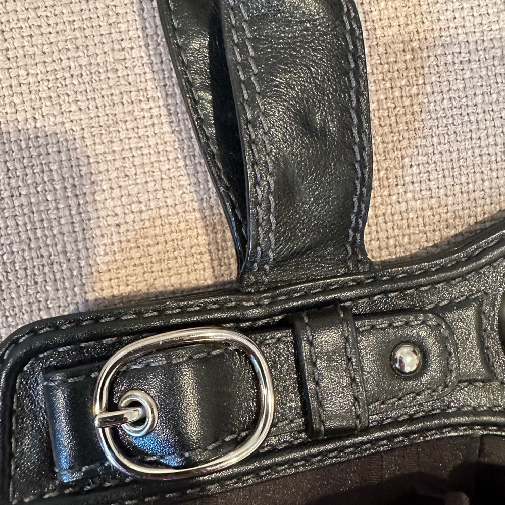Coach 13906 Cooper Signature Turnlock Handbag Black E… - Gem